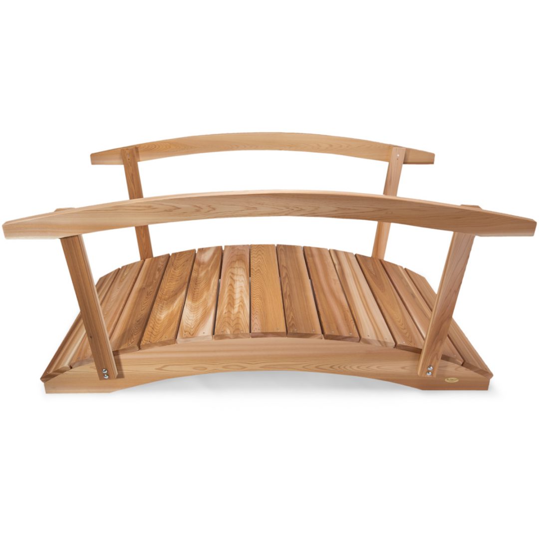 Six-Foot Cedar Garden Bridge with Side Rails | 5 Stunning Ways to ...
